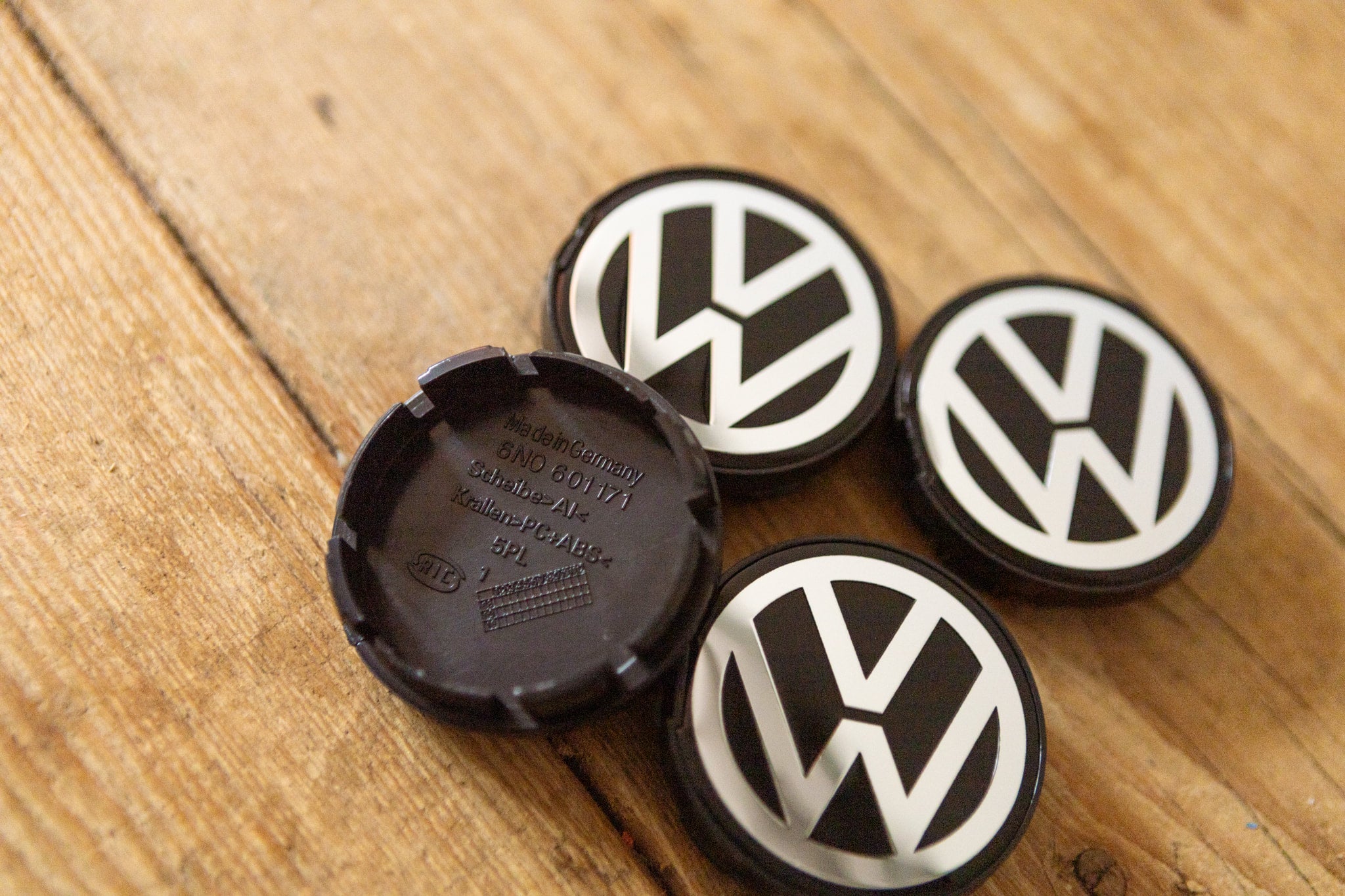VW Golf MK2 MK3 MK4 VR6 R32 Wheel Centre Center Caps 55MM x4 OBSOLETE